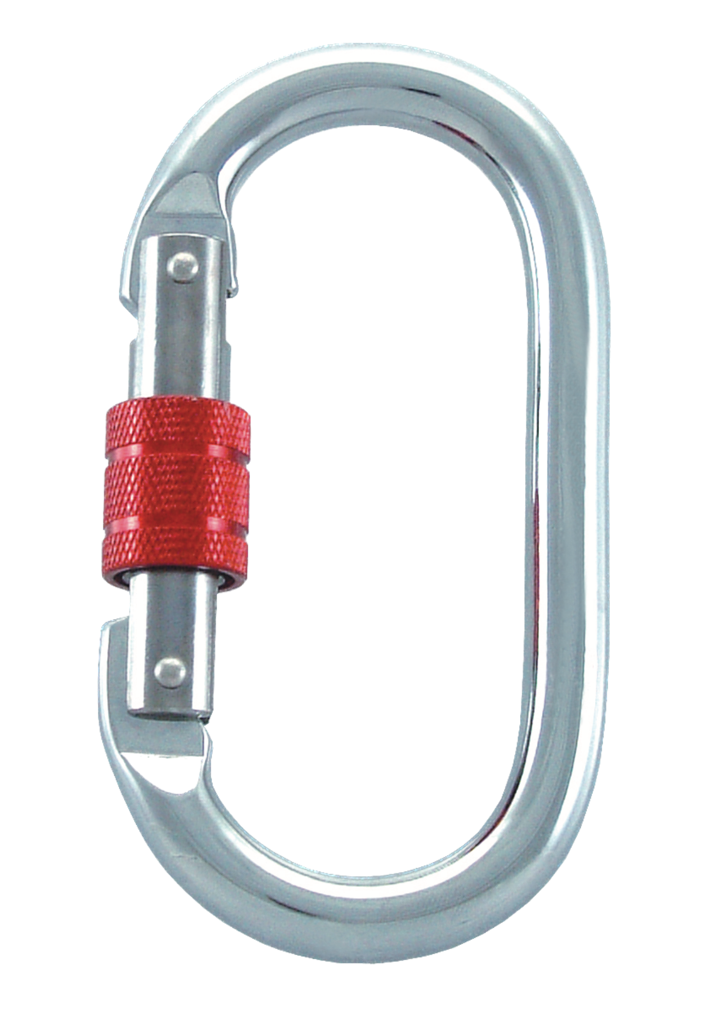 YIC001S Oval Safety Steel Climbing Carabiner with Twist Lock