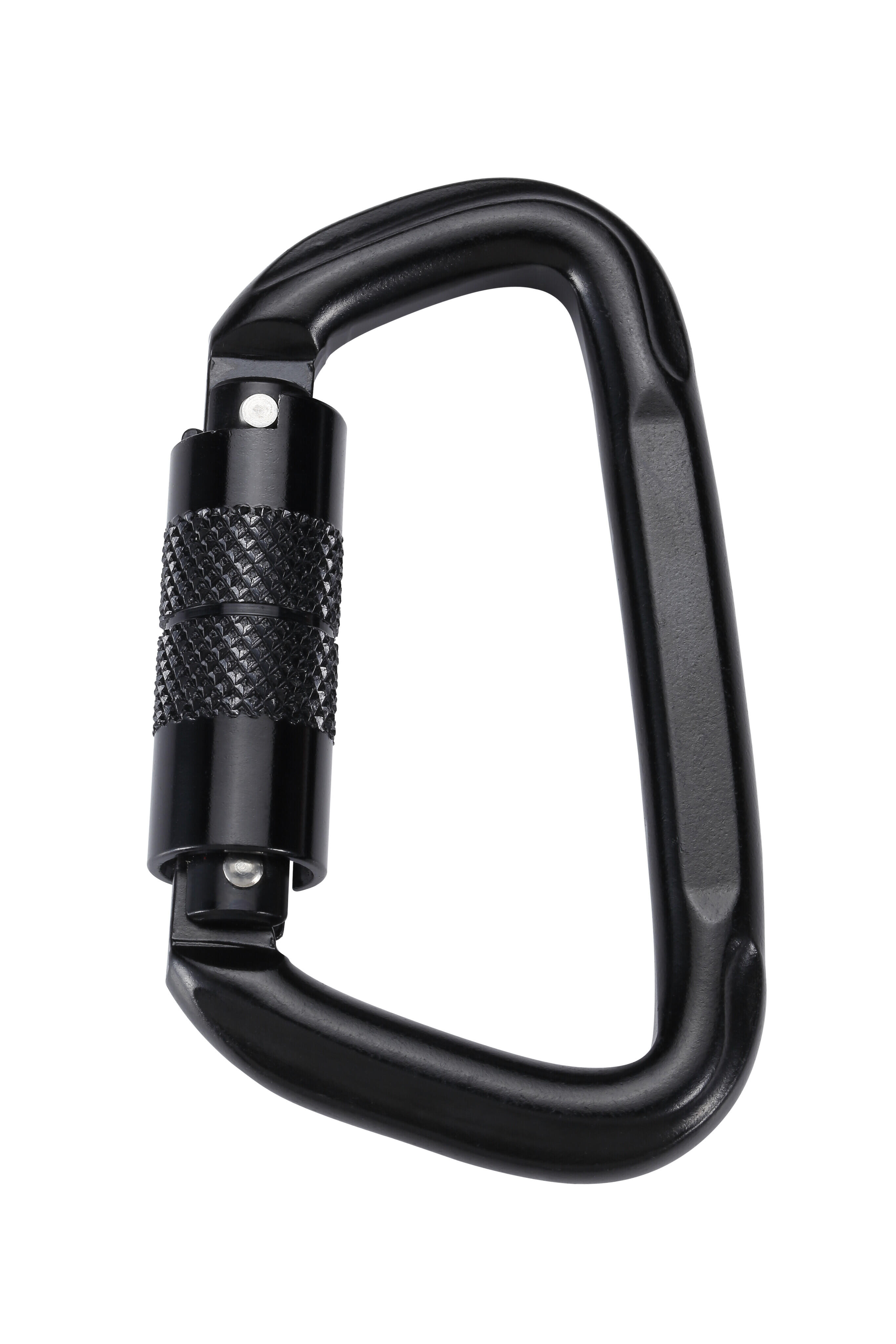YIC005D D Shape Aluminum Carabiner With Twist Lock