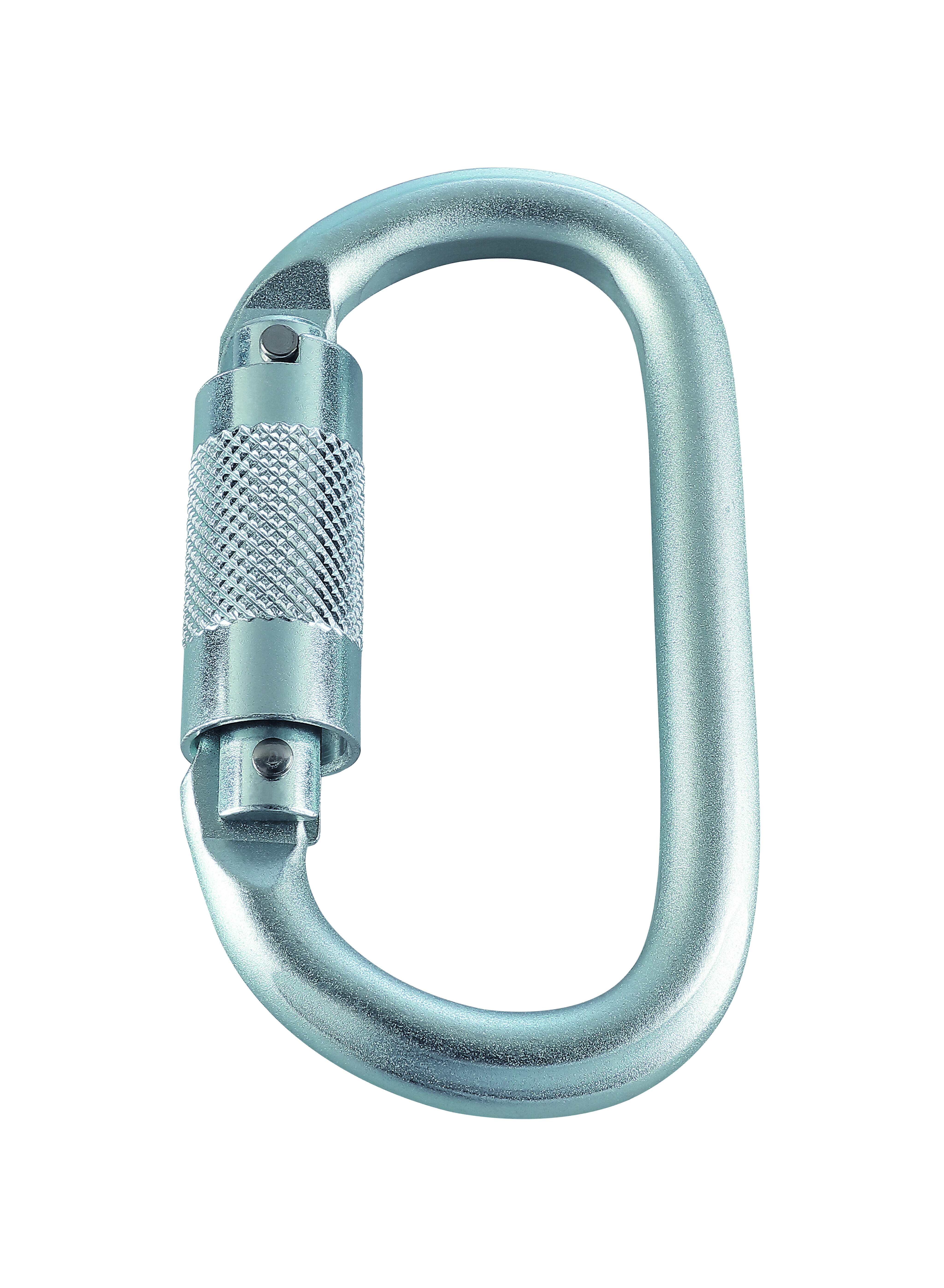 YIC023D Oval Aluminum Carabiner With Twist Lock
